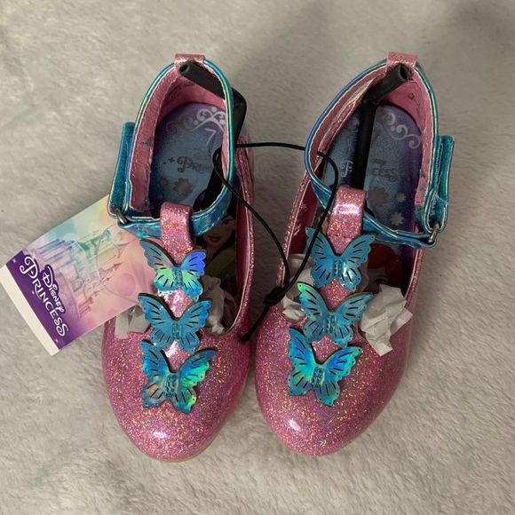 Disney | Costumes | Disney Princess Little Girls Pink Pumps Shoes Sh2 ...
